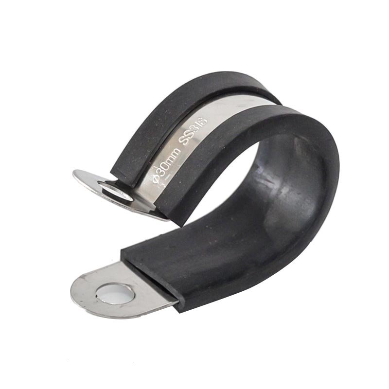 Stainless Steel R-Type Rubber Clamp | Sindko Metal